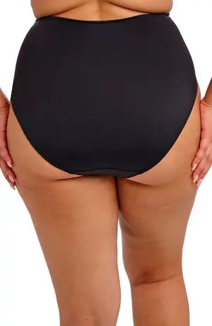 Elomi Plain Sailing High-waisted Bikini Bottom - Black