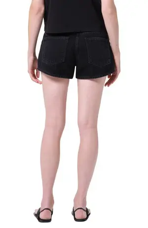 AGOLDE Low Rise Denim Shorts