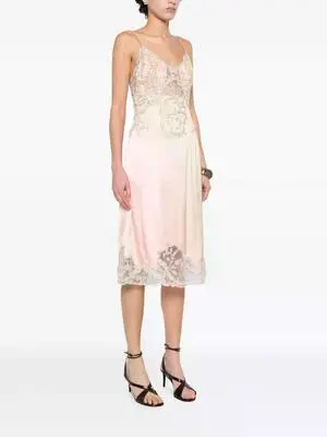 Ermanno Scervino Lingerie-style Midi Dress