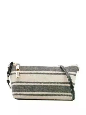 Furla Striped Shoulder Bag - Neutrals