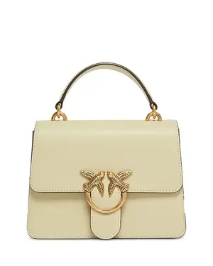 Pinko Love One Mini Leather Top Handle Bag - Cq
