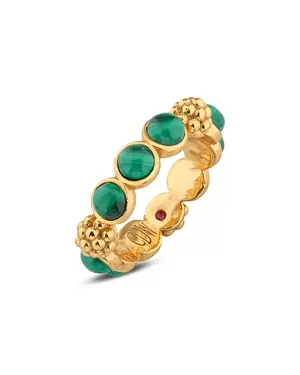 CAPUCINE DE WULF Berry Gem Ring - Malachite