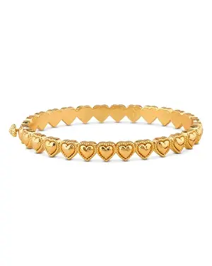 CAPUCINE DE WULF Love Heart Bangle Bracelet