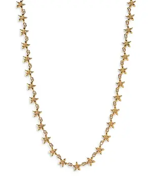 CAPUCINE DE WULF Jasmine Imitation Pearl Flower Collar Necklace, 16 - Gold