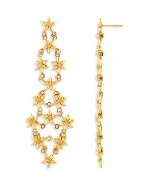 CAPUCINE DE WULF Jasmine Shell Pearl Earrings