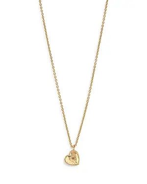 CAPUCINE DE WULF Love Heart Pendant Necklace, 16 - Gold