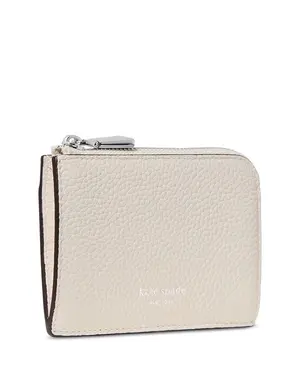 Kate Spade New York Mini Zip Card Case - Cashew Milk