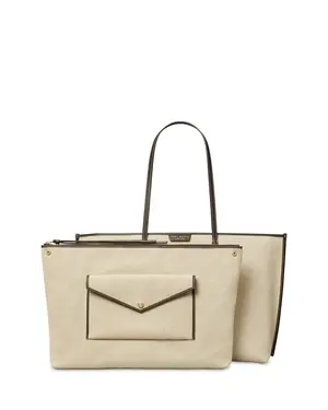 Tory Burch Perry Canvas Tote - Natural