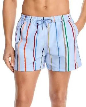 Paul Smith Cairo Stripe 3 Swim Shorts - Light Blue