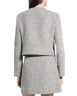Theory Striped Tweed Jacket
