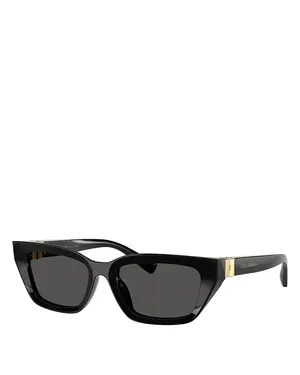 Dolce & Gabbana Cat Eye Sunglasses, 53mm - Black