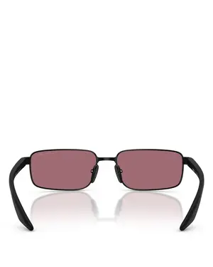 Prada Sport Linea Rossa Rectangular Sunglasses, 59mm