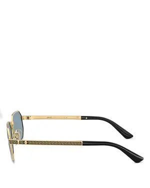 Versace Rectangular Sunglasses, 54mm