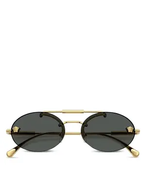 Versace Oval Sunglasses, 56mm
