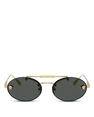 Versace Oval Sunglasses, 56mm