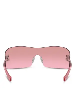 Miu Miu Rectangular Sunglasses 44mm - Silver