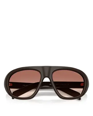 Prada Pr Aviator Sunglasses, 56mm