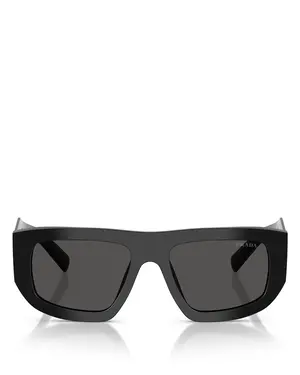 Prada Square Sunglasses, 53mm - Black