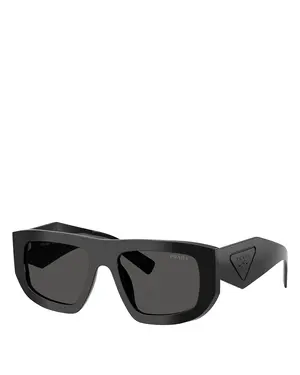 Prada Square Sunglasses, 53mm - Black