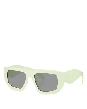 Prada Square Sunglasses, 53mm - Grey