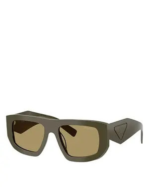 Prada Square Sunglasses, 53mm - Olive