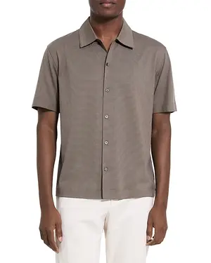 Theory Relaxed Short Sleeve Shirt - Morel