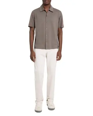 Theory Relaxed Short Sleeve Shirt - Morel
