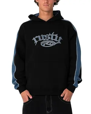 RUSTY Scream Fleece Hoodie Exclusive - Black