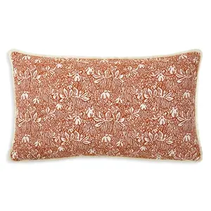 YVES DELORME Eze Decorative Pillow, 13 X 22 - Orange