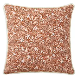 YVES DELORME Eze Decorative Pillow, 18 X 18 - Orange