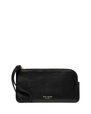 Kate Spade New York Zippy Smooth Wristlet - Black