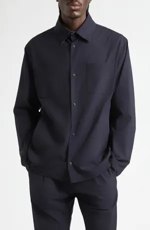 Herno Reversible Shirt Jacket - Navy