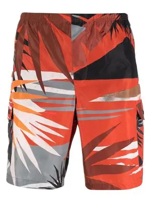 Palm Angels Hawaii Swim Shortsin - Red