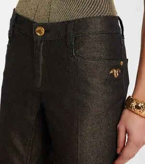 Roberto Cavalli Embellished Flared Jeans