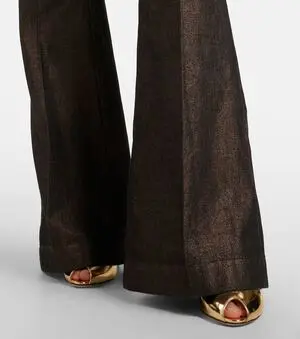 Roberto Cavalli Embellished Flared Jeans
