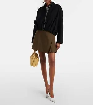 Amina Muaddi Anok Leather Pumps
