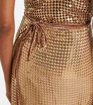 Roberto Cavalli Embellished Wrap Skirt