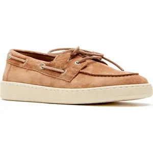 La Canadienne Thatcher City Dry™ Waterproof Boat Shoe - Brick Suede