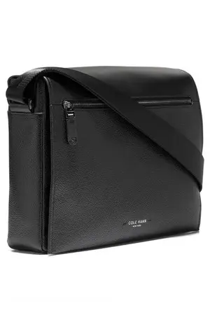 Cole Haan Leather Messenger Bag