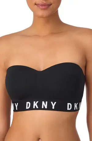 Dkny Cozy Removable Strap Wireless Bra Black