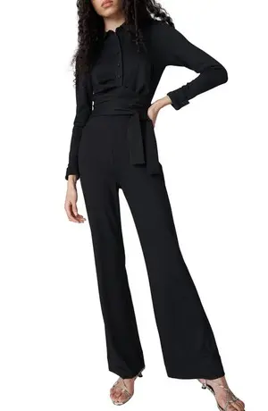 Diane Von Furstenberg Michele Wide Leg Jumpsuit