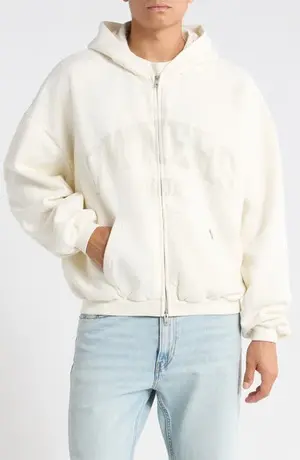REPRESENT Owners Club Zip Hoodie - Chalk
