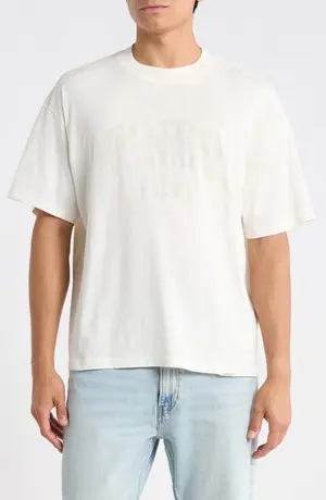REPRESENT Owners' Club Cotton Logo Graphic T-shirt - Chalk