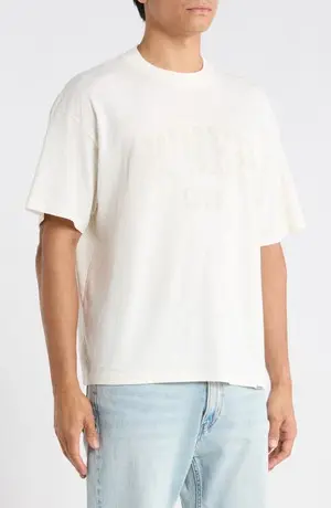 REPRESENT Owners' Club Cotton Logo Graphic T-shirt - Chalk