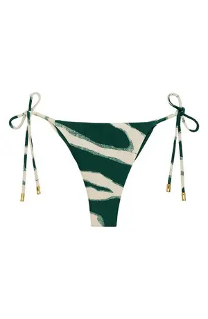 VIX PAULA HERMANNY Enigma Stripe Side Tie Bikini Bottoms