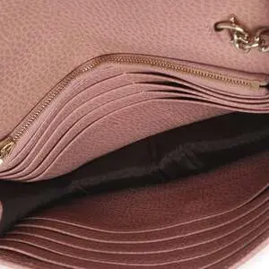 Gucci Interlocking G Wallet On Chain - Pink