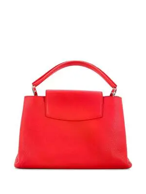 LOUIS VUITTON Capucines Mm Satchel - Red