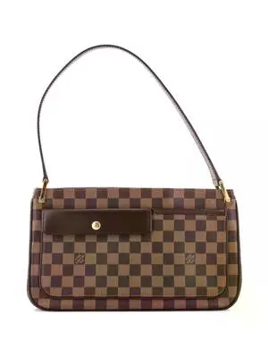 LOUIS VUITTON Aubagne Damier Shoulder Bag - Brown
