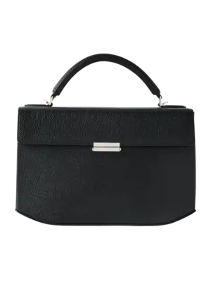 TOTEME Clip Textured-leather Shoulder Bag
