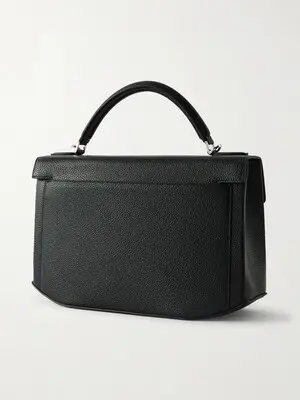 TOTEME Clip Textured-leather Shoulder Bag